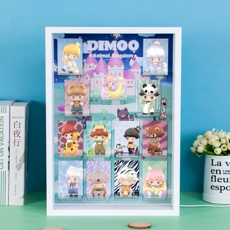 ตู้โชว์ Dimoo Animal Kingdom Series กล่องใส่โมเดล กล่องอคิลิค พร้อม ...