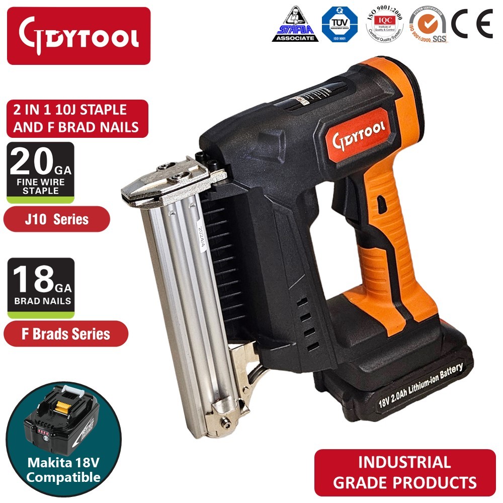 เครื่องยิงตะปูไร้สาย 1022J staples and F30 Nails 18V Cordless Stapler ...