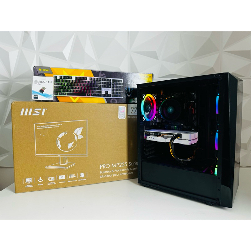 คอมประกอบ LAAN COM: Computer Set RYZEN 5 2600 3.4GHz | Shopee Thailand