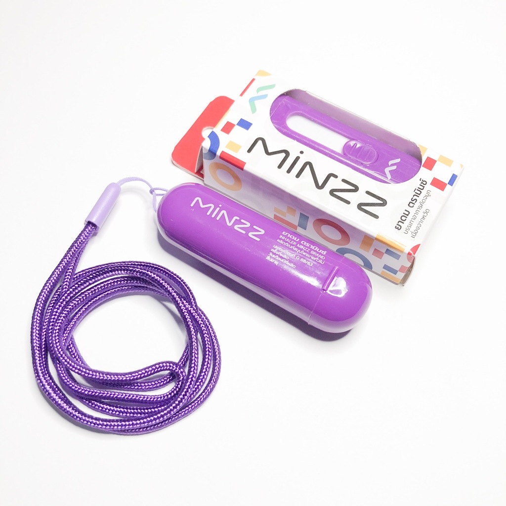 ยาดม MINZZ มินซ์ แถมห่วงหรือสายคล้อง | Shopee Thailand