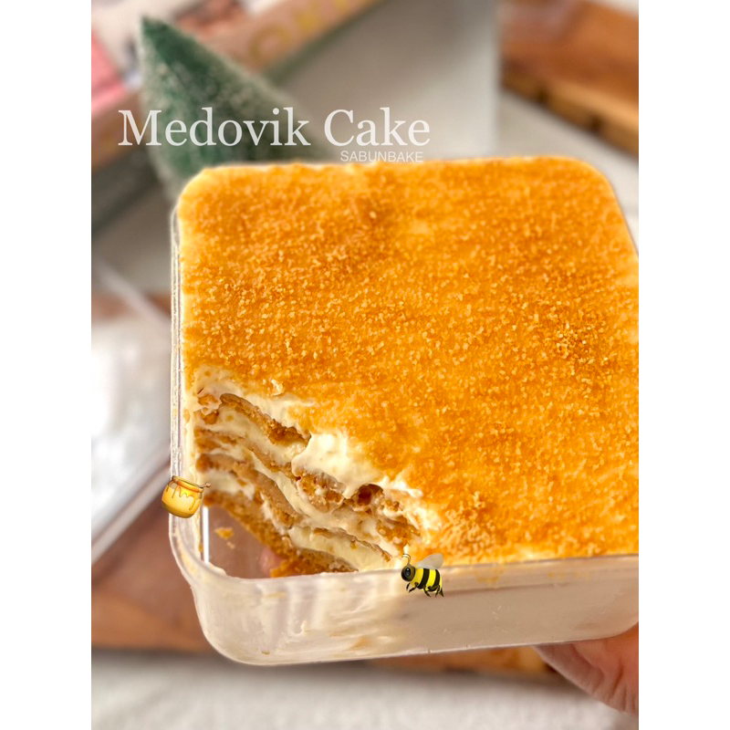 Medovik cake เค้กน้ำผึ้ง (ตจว.ส่ง 11/6 และ กทม. ปริมณฑลส่ง 6/6,7/6 ,11/ ...