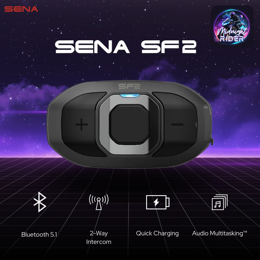 (มี CODE) หูฟังบลูทูธติดหมวกกันน็อค SENA SF2 HD SPEAKER รับประกัน 2 ปี ...