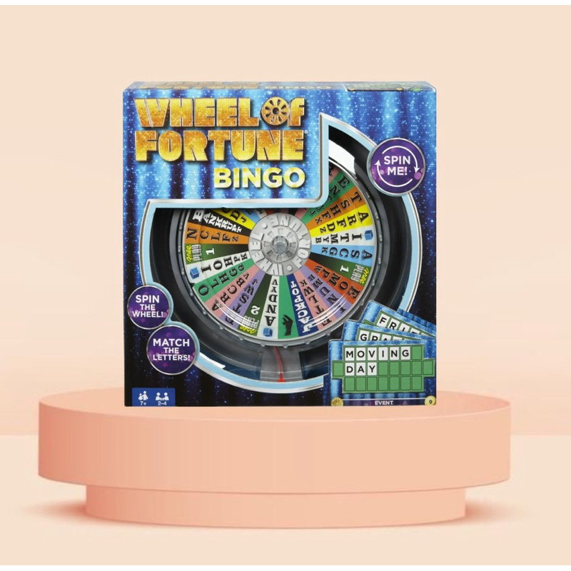 Wheel of Fortune Bingo Game for 2-4 Players for Children and Adults ...