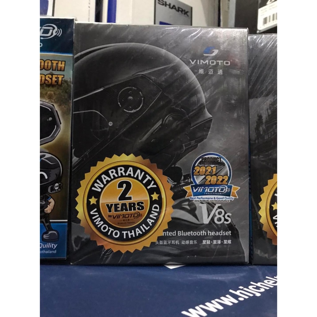 บลูทูธติดหมวกกันน็อค Vimoto V8S รับประกัน 2 ปี | Shopee Thailand