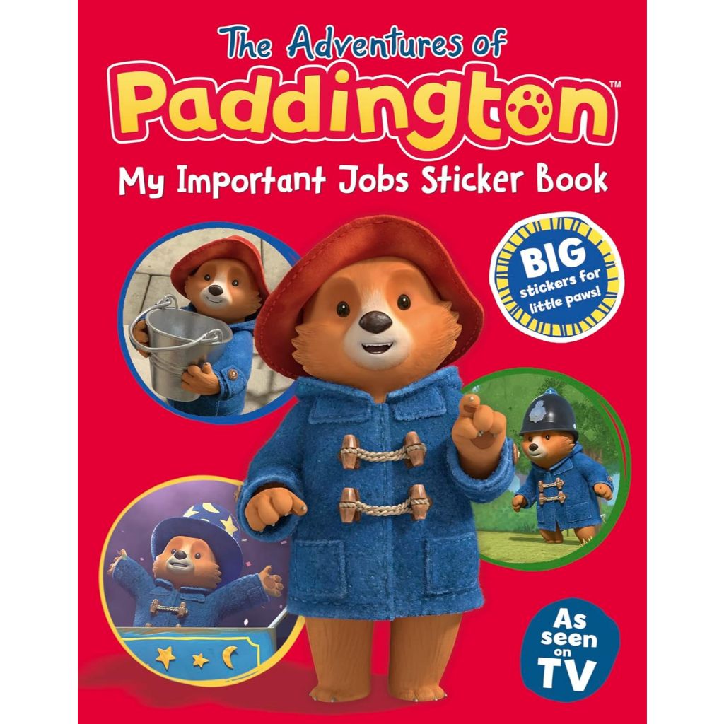 The Adventures of Paddington My Important Jobs Sticker Bo หนังสือเด็ก ...