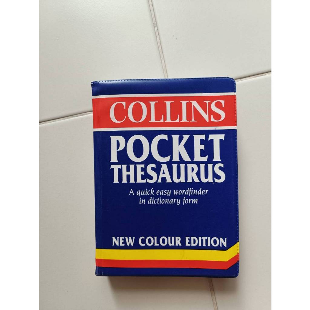 หนังสือ Collins Pocket Thesaurus Dicionary มือสอง | Shopee Thailand