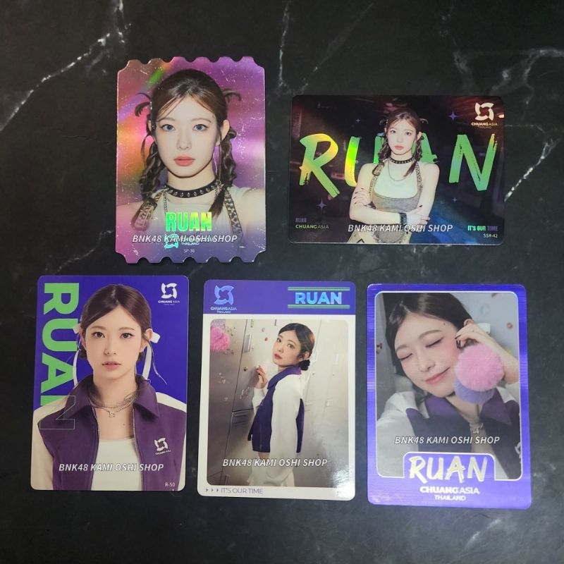 การ์ด Ruan รุอัน Gen1es ver1 เซต5ใบ Chuang Asia card SP+SSR+UR+SR+R ...