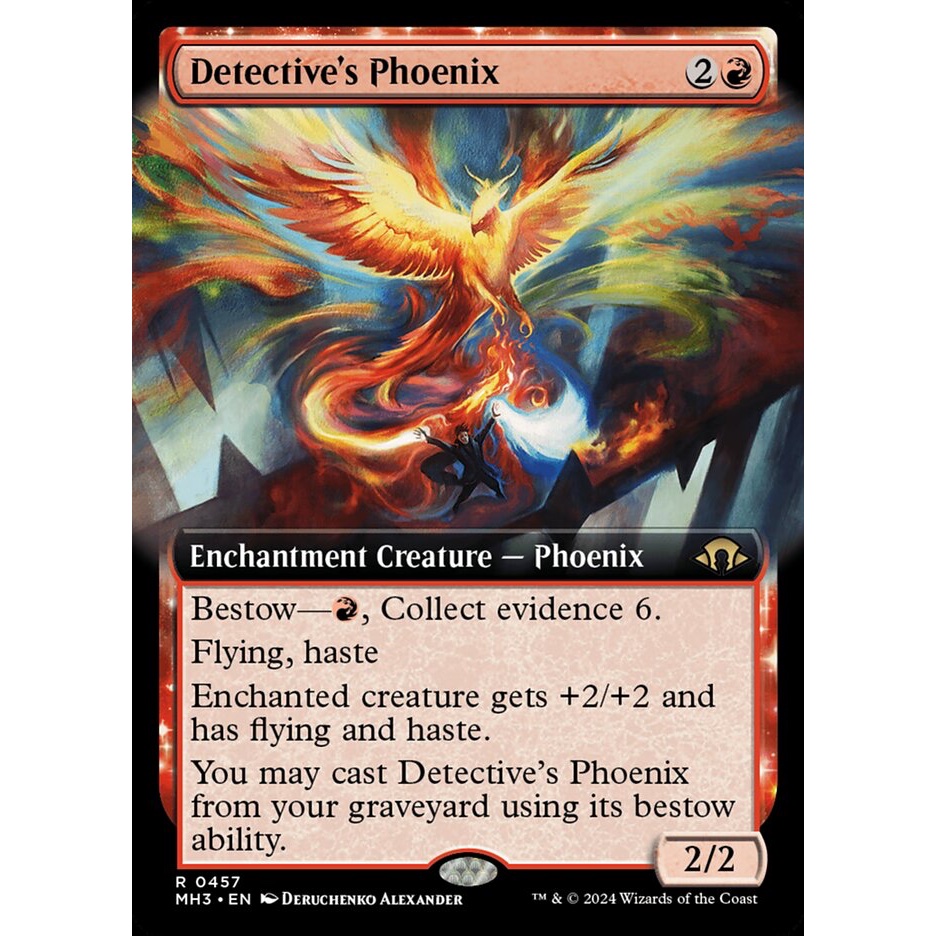 Detective's Phoenix การ์ด Magic the Gathering [MTG] ของแท้ [MH3 ...