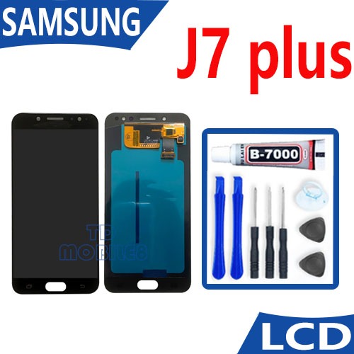 หน้าจอ LCD Display จอ + ทัช samsung galaxy J7 plus,C710f อะไหล่มือถือ ...