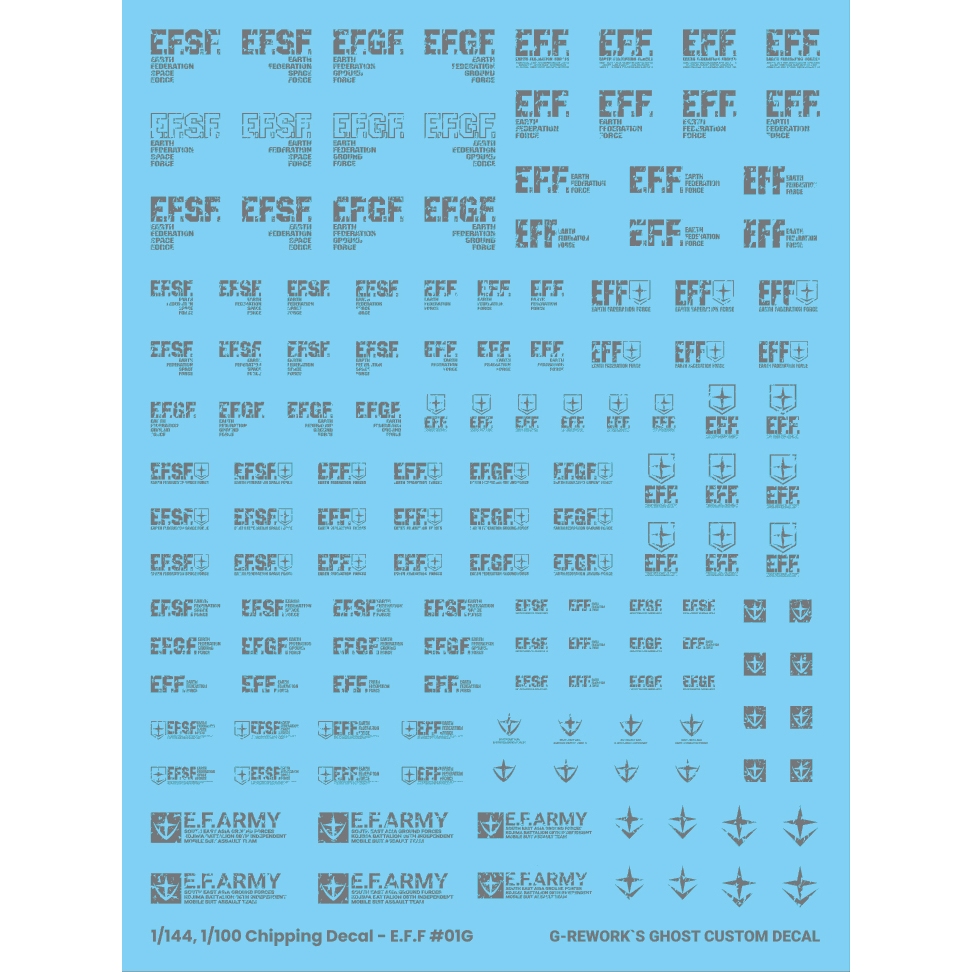 พร้อมส่ง G-REWORK CUSTOM DECAL CHIPPING DECAL_EFF_01_GRAY | Shopee Thailand