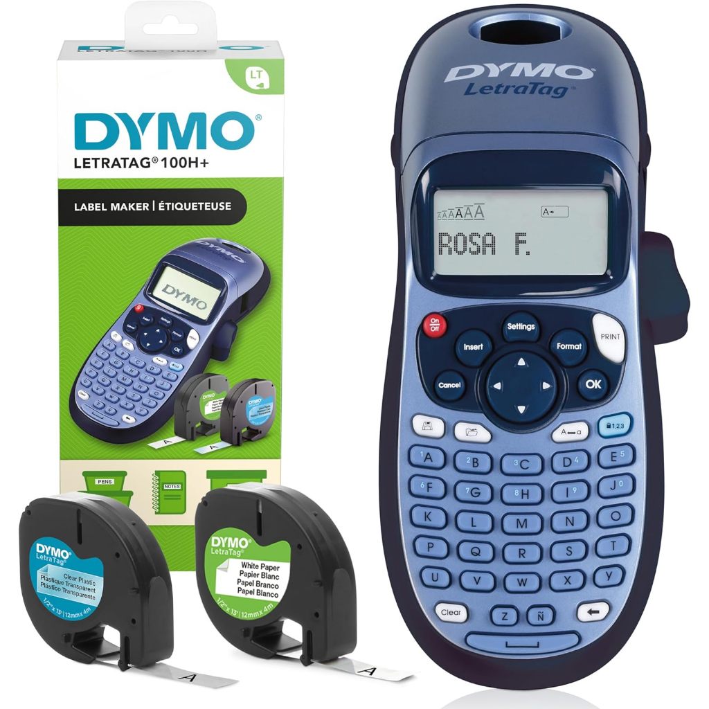 DYMO lt-100h สําหรับเครื่องพิมพ์ฉลาก DYMO letratag lt 100h lt 91201 12267 91200 91202 91203 ...