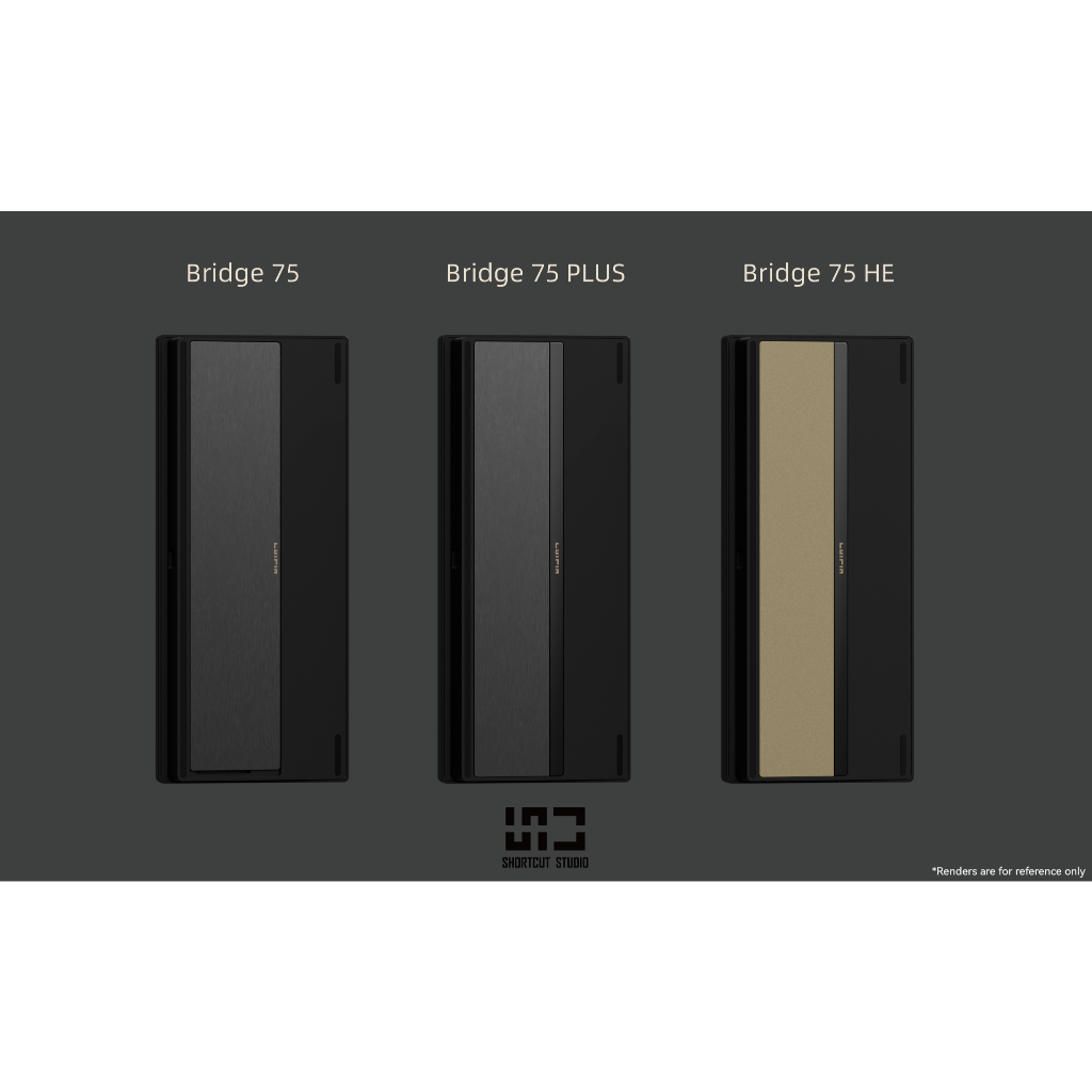 Shortcut Studio - Bridge 75 คีย์บอร์ดอลูมิเนียม ขนาด 75% ต่อสาย ไร้สาย ...