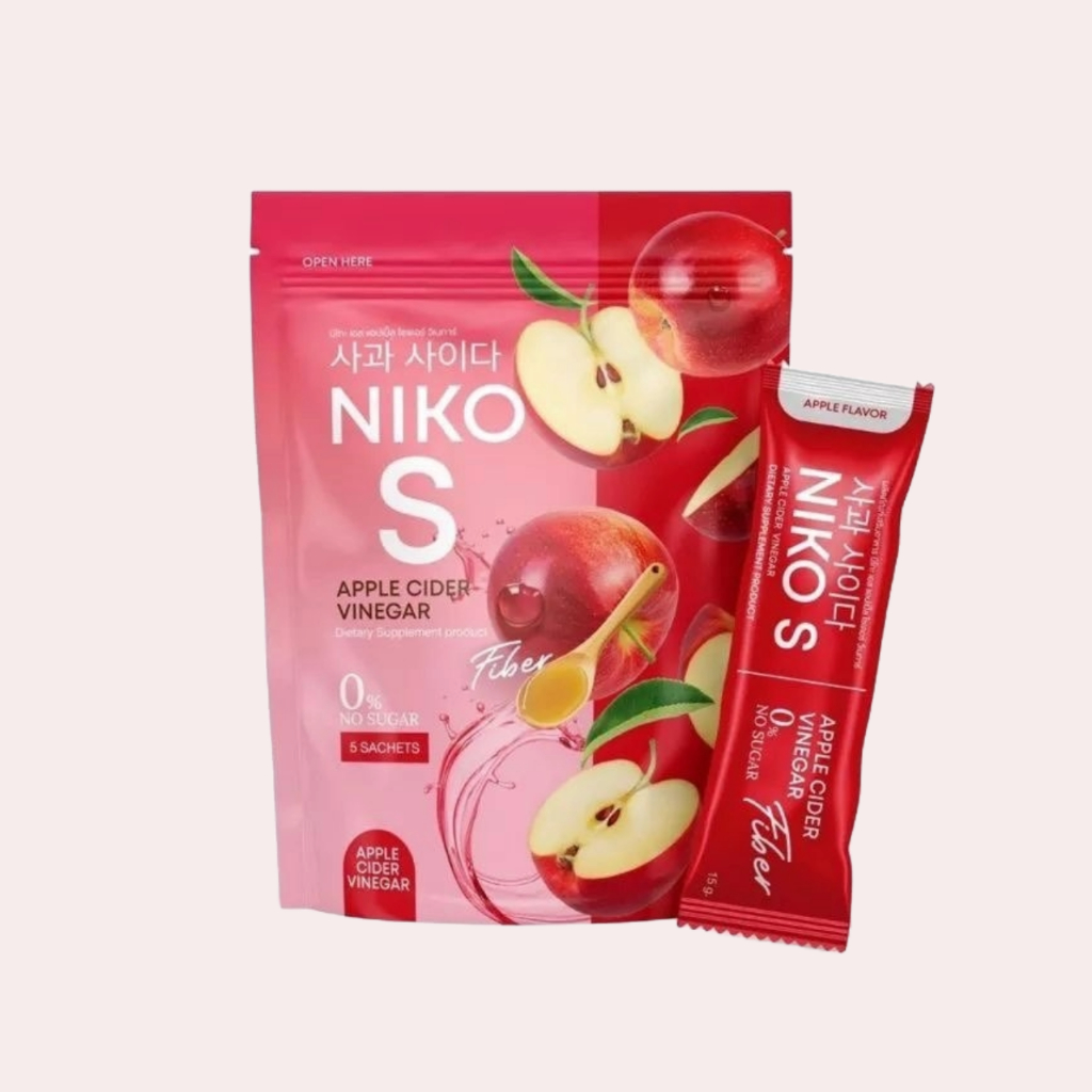 NIKO S APPLE CIDER VINEGAR นิโกะเอส แอปเปิ้ล ไซเดอร์ 1 ห่อ 10 ซอง | Shopee Thailand