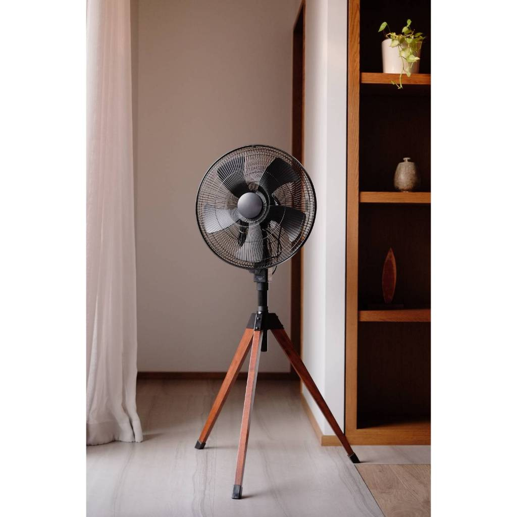 MIRA มิร่า พัดลมอุตสาหกรรมตั้งพื้น ขาไม้ 18 นิ้ว รุ่น M-185 ( WOOD LEGS ...
