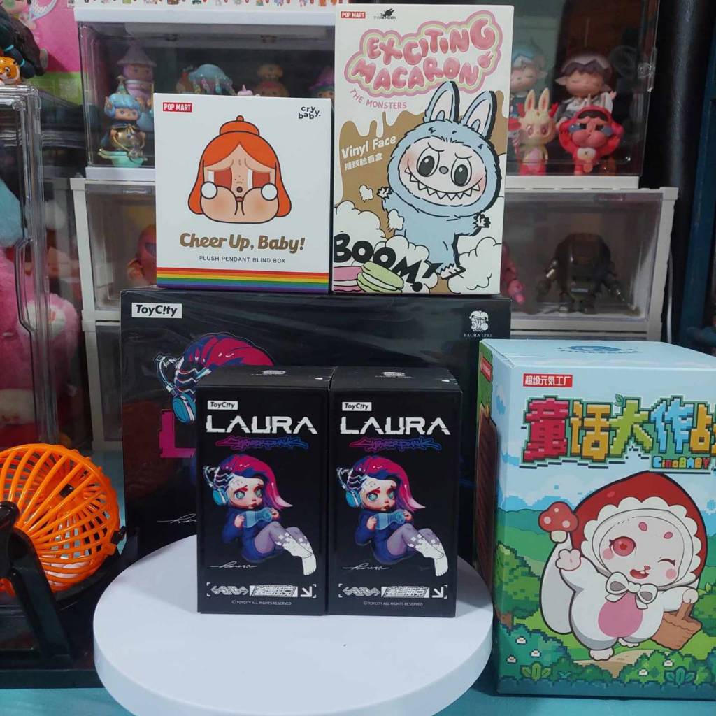 💥จุ่มในจุ่ม💥 ลุ้น Labubu Macaron, Cry Baby Cheer Up, Baby! จ้า | Shopee ...