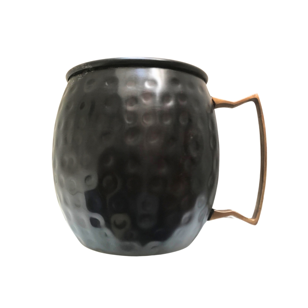 NATURAL EFE | ANTIQUE HAMMERED COPPER WATER MUG | แก้วน้ำทองแดง สีดำลาย ...