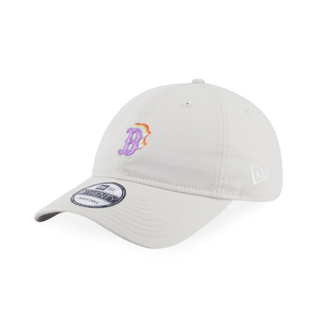 BOSTON RED SOX LIGHT RAINBOW LAYERED LOGO IVORY 9TWENTY CAP | Shopee ...