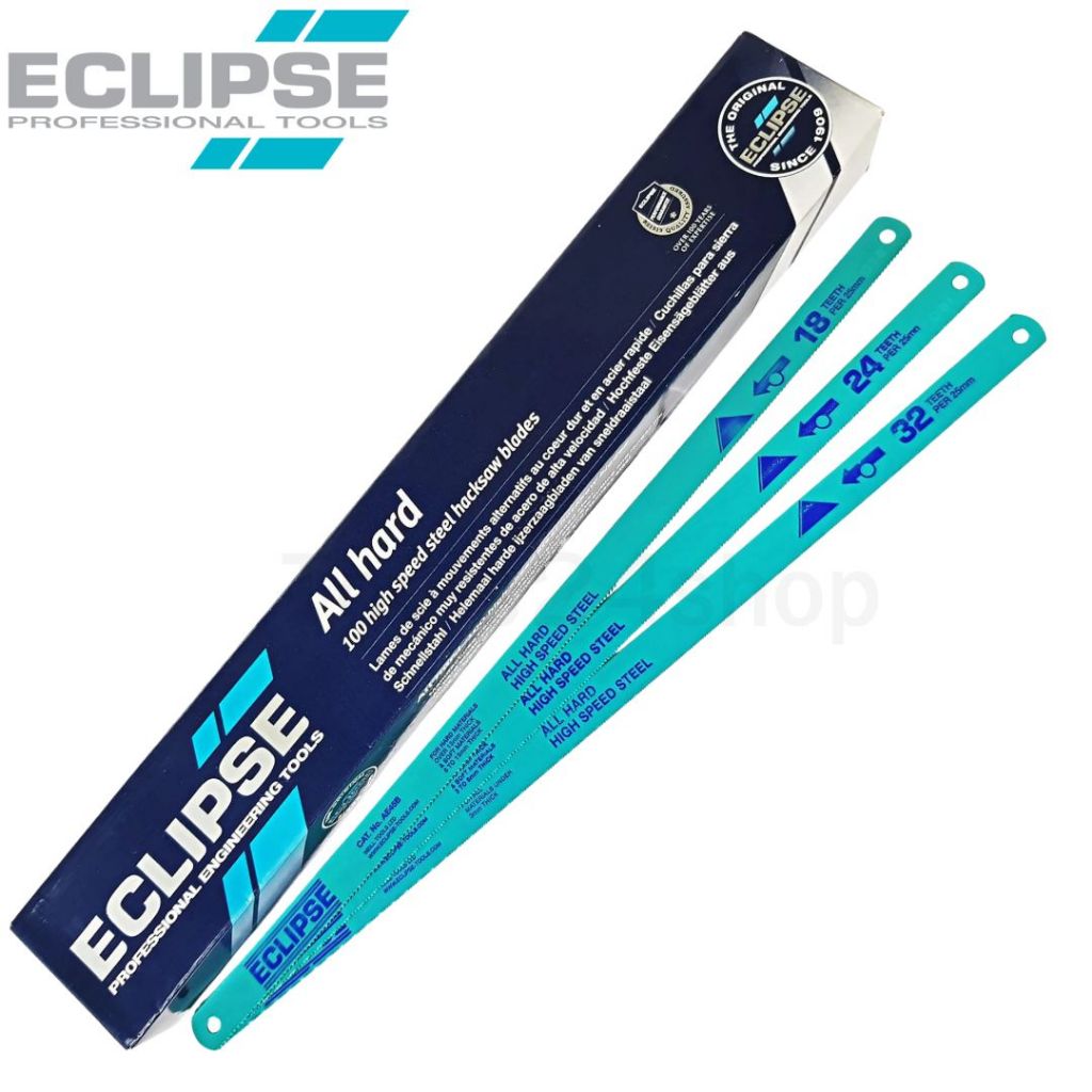 ECLIPSE ใบเลื่อยตัดเหล็ก ขนาด 1/2" ยาว 12" T18 - T32 HSS No.AE | Shopee Thailand