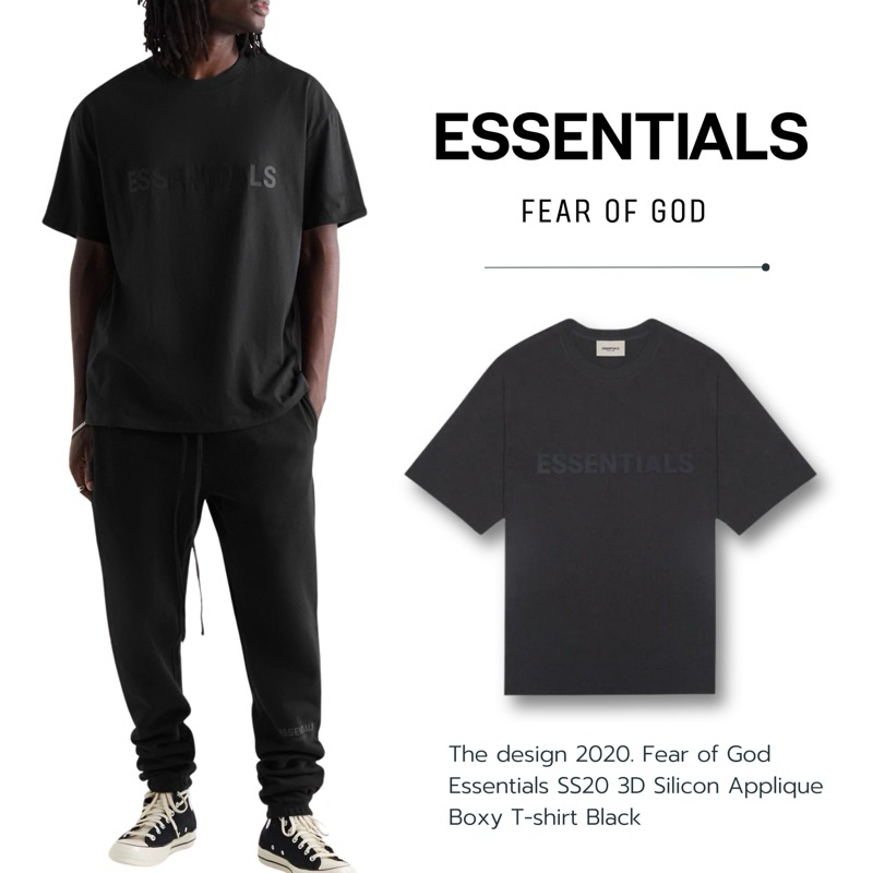 𝗙𝗲𝗮𝗿 𝗼𝗳 𝗚𝗼𝗱 𝗘𝘀𝘀𝗲𝗻𝘁𝗶𝗮𝗹 𝗕𝗹𝗮𝗰𝗸 𝗧-𝗦𝗵𝗶𝗿𝘁𝘀 𝗦𝗦𝟮𝟬 🎉𝗔𝗨𝗧𝗛𝗘𝗡𝗧𝗜𝗖💯 | Shopee Thailand