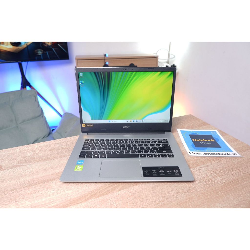 Acer Aspire3 Intel Pentium Silver N6000 Ram8 SSD256+HDD500 จอ14 HD สเปค ...