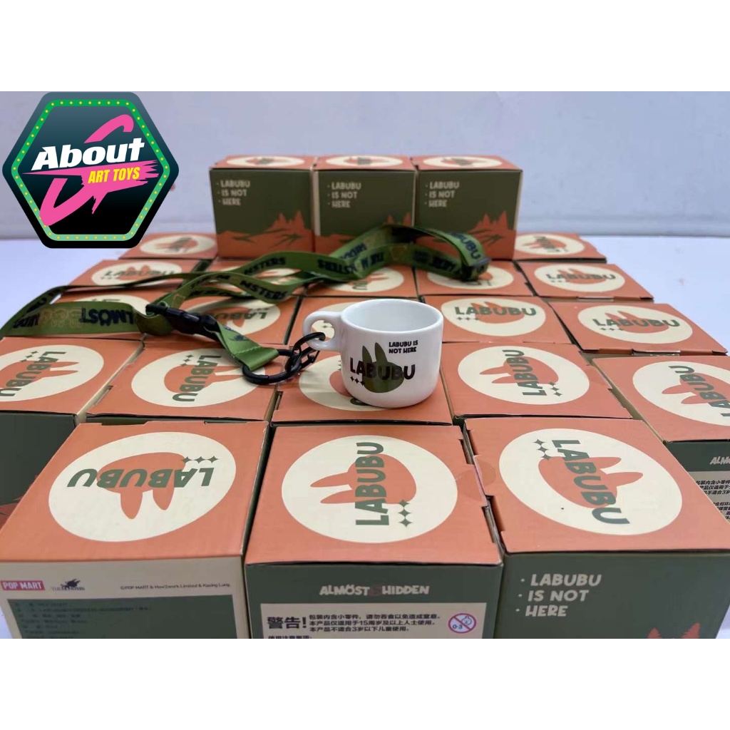 พร้อมส่ง The Monster Labubu Almost Hidden Series Cup Coffee จี้ถ้วยกาแฟ ...