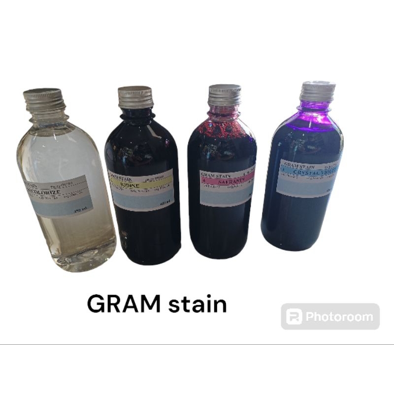 Gram STAIN SET 4X450 มล. ขวดละ 450 มล... | Shopee Thailand