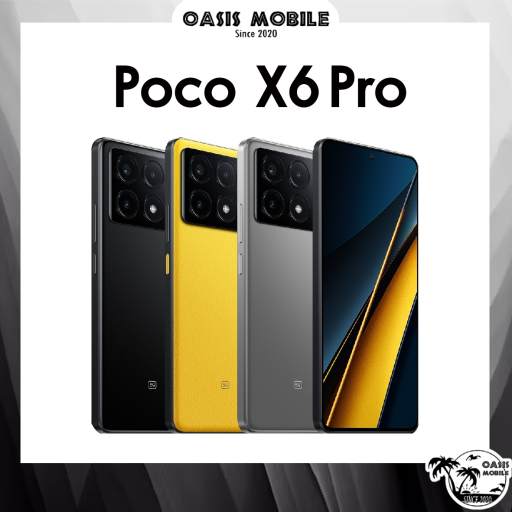 [ NEW ] POCO X6 Pro 5G Dimensity 8300-Ultra | X6 Snapdragon 7s Gen 2 OLED 6.67" 120Hz | Poco X6 ...