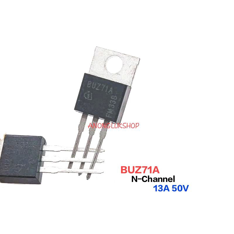 ราคาต่อ 1ตัว 👉👉BUZ71A BUZ71 Mosfet N-Channel TO-220 ทนกระแสที่ 13A 50V ...