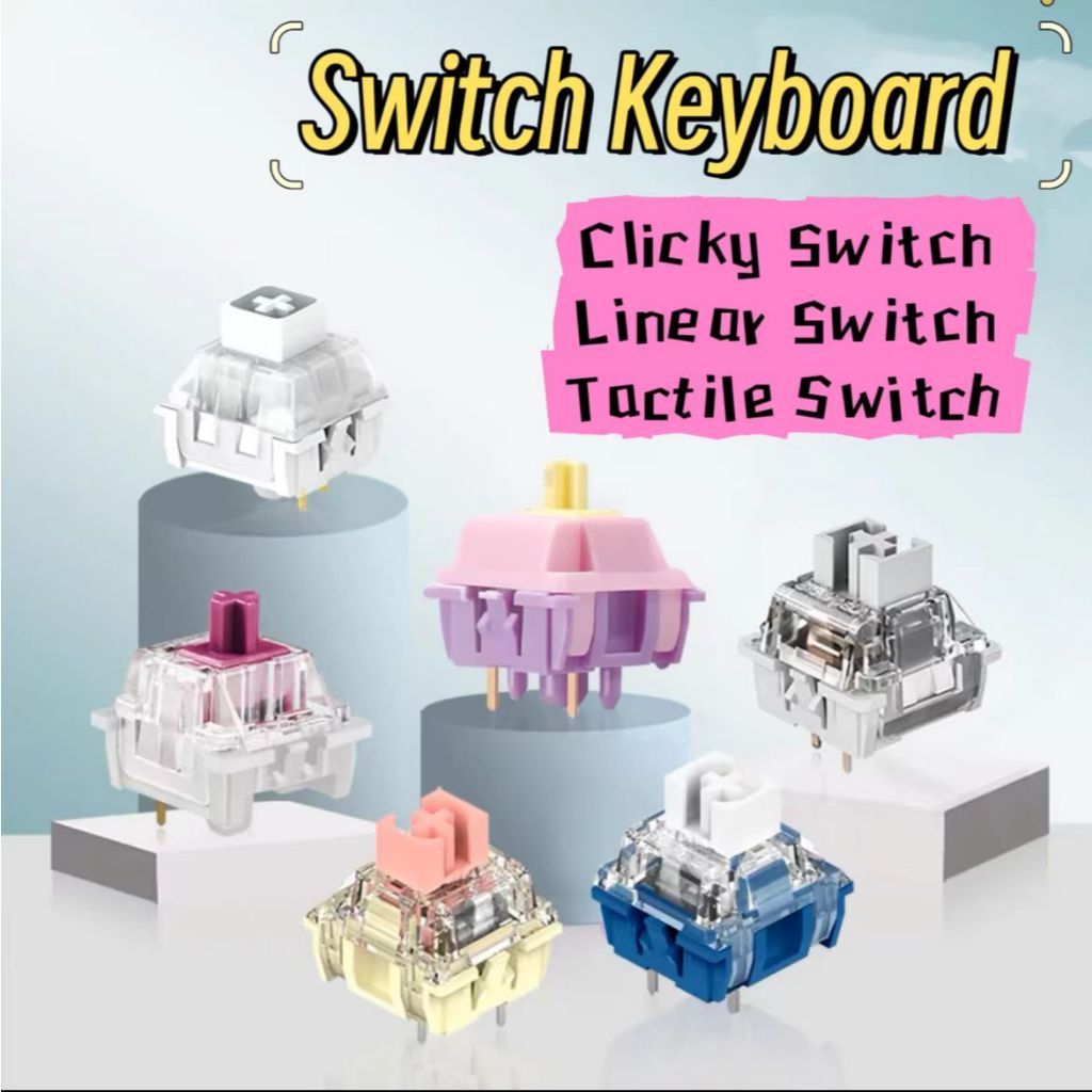 Switch Red Switch,Blue Switch ปุ่มสวิตช์ Mechanical Keyboard (Switchแบบ ...