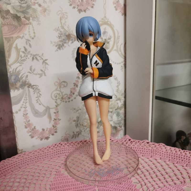 [มือ2/ไม่มีกล่อง] เรม Rem Re:Zero Subaru's Jersey ver. Precious Figure ...