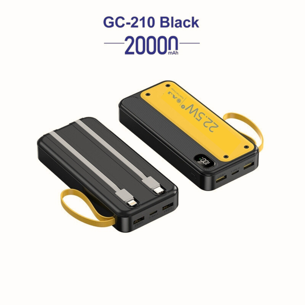 AJ เพาเวอร์เเบงค์ 2in1 22.5W รุ่น GC-100 /GC-210 / GC-31 รองรับชาร์จ ...