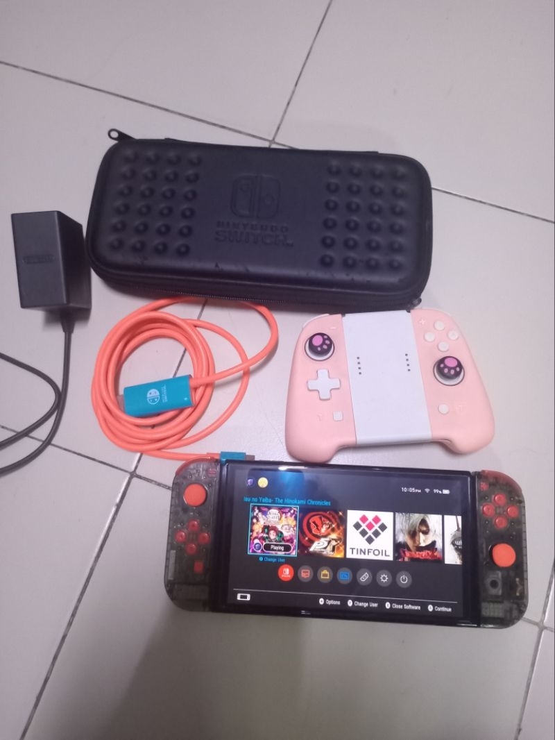 nintendo switch oled เเปลงเเล้ว เกมmodไทยทั้งเครื่องทักมาให้ลงเกมได้ ...