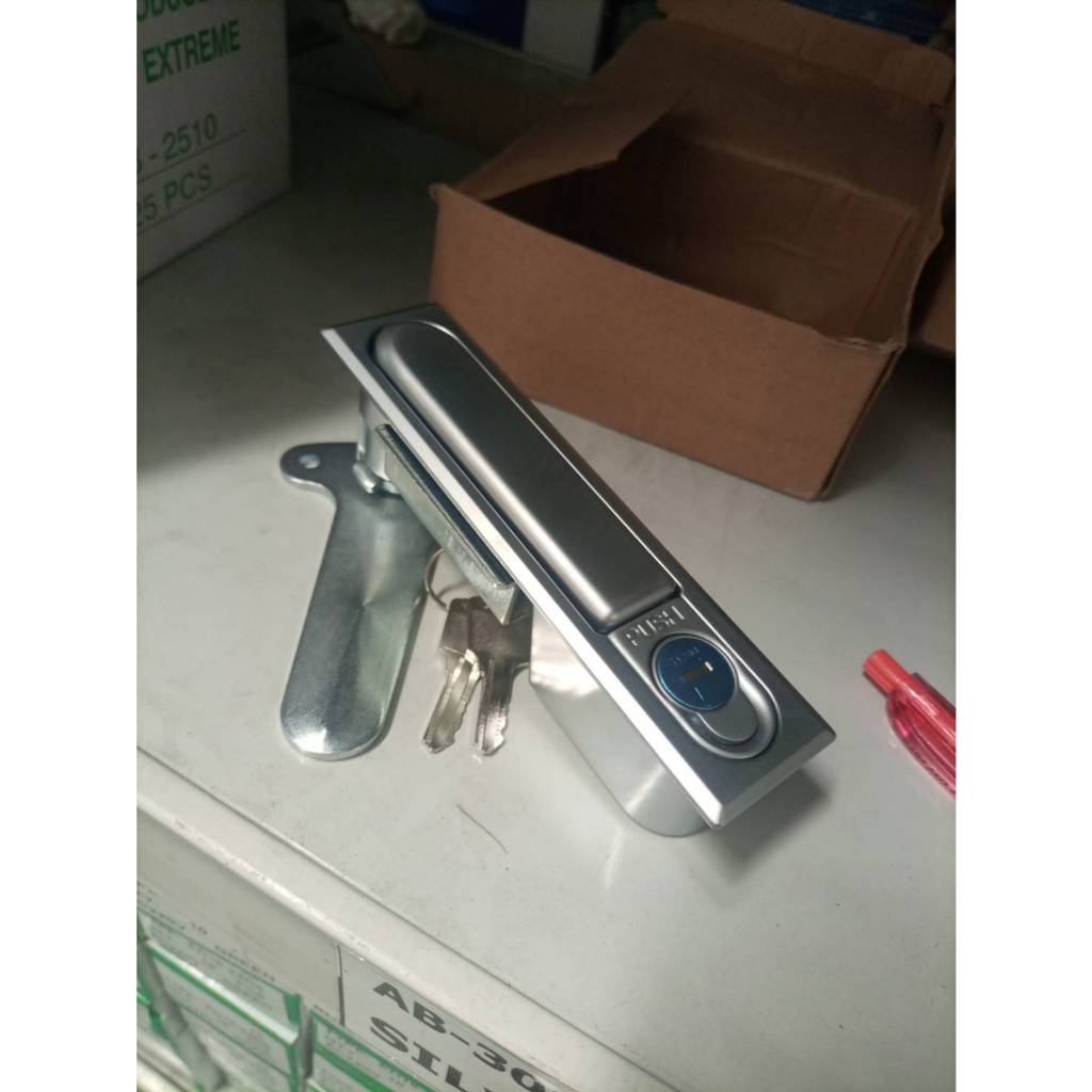 กุญแจล็อคตู้ กุญแจ MS480-2 (กดเด้ง) พร้อมลูกกุญแจ Electrical Shop ...