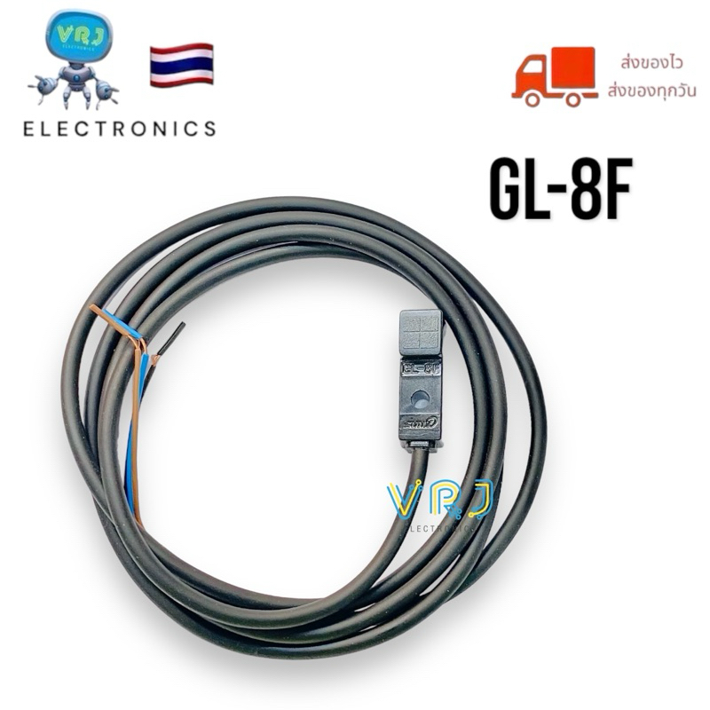 Sensor GL-8F เซนเซอร์แม่เหล็ก Reed Switch NO 3 สาย 12-24VDC 15mA 2.5mm ...
