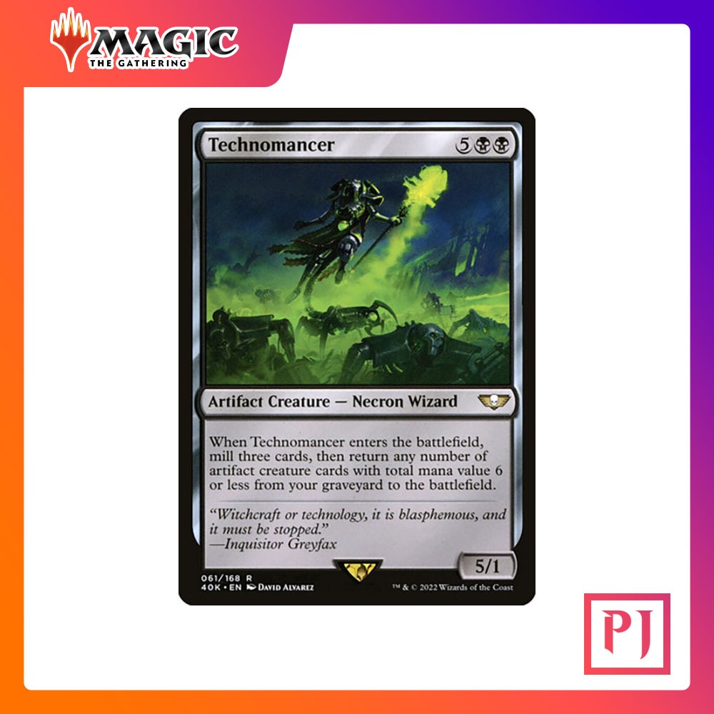 [MTG] Technomancer - Warhammer 40,000 [40K] [BLACK] [RARE] [NORMAL ...