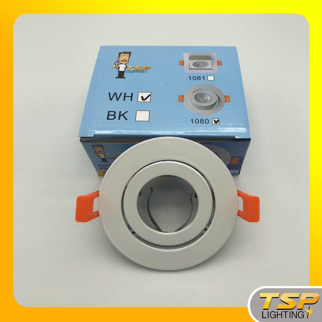 TSP Lighting │ ดาวไลท์ฮาโลเจนหน้ากลมขาว | Shopee Thailand