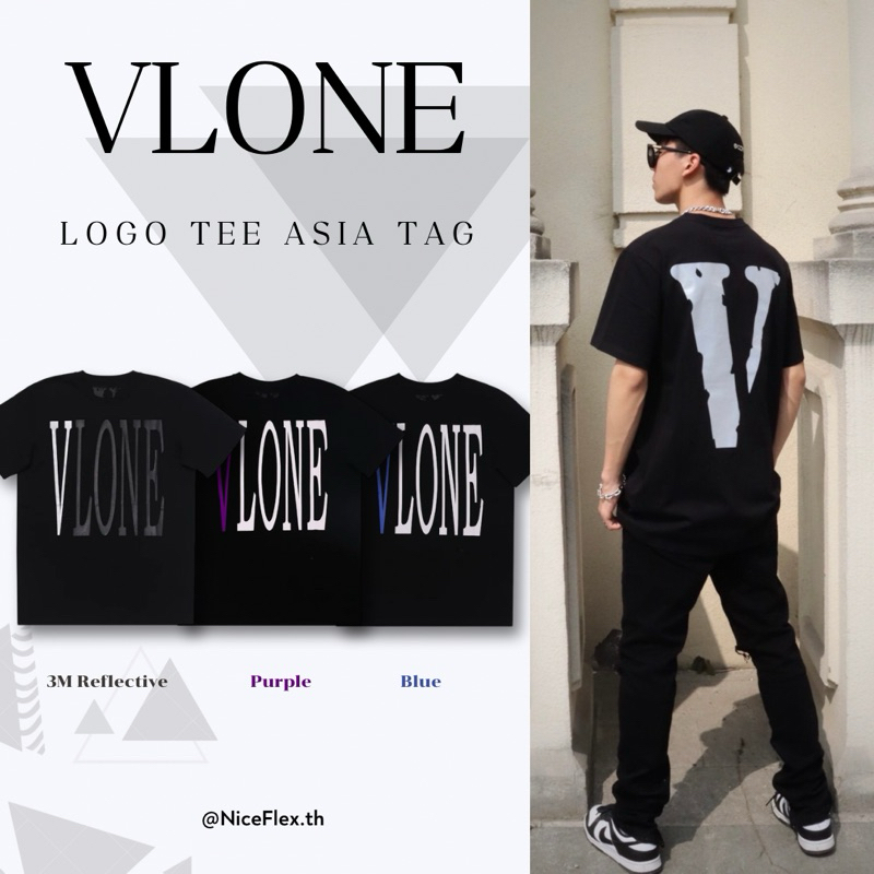 𝗩𝗟𝗢𝗡𝗘 𝗟𝗼𝗴𝗼 𝗧-𝗦𝗵𝗶𝗿𝘁𝘀 𝗔𝘀𝗶𝗮 𝗧𝗮𝗴 🎉𝗔𝗨𝗧𝗛𝗘𝗡𝗧𝗜𝗖💯 | Shopee Thailand