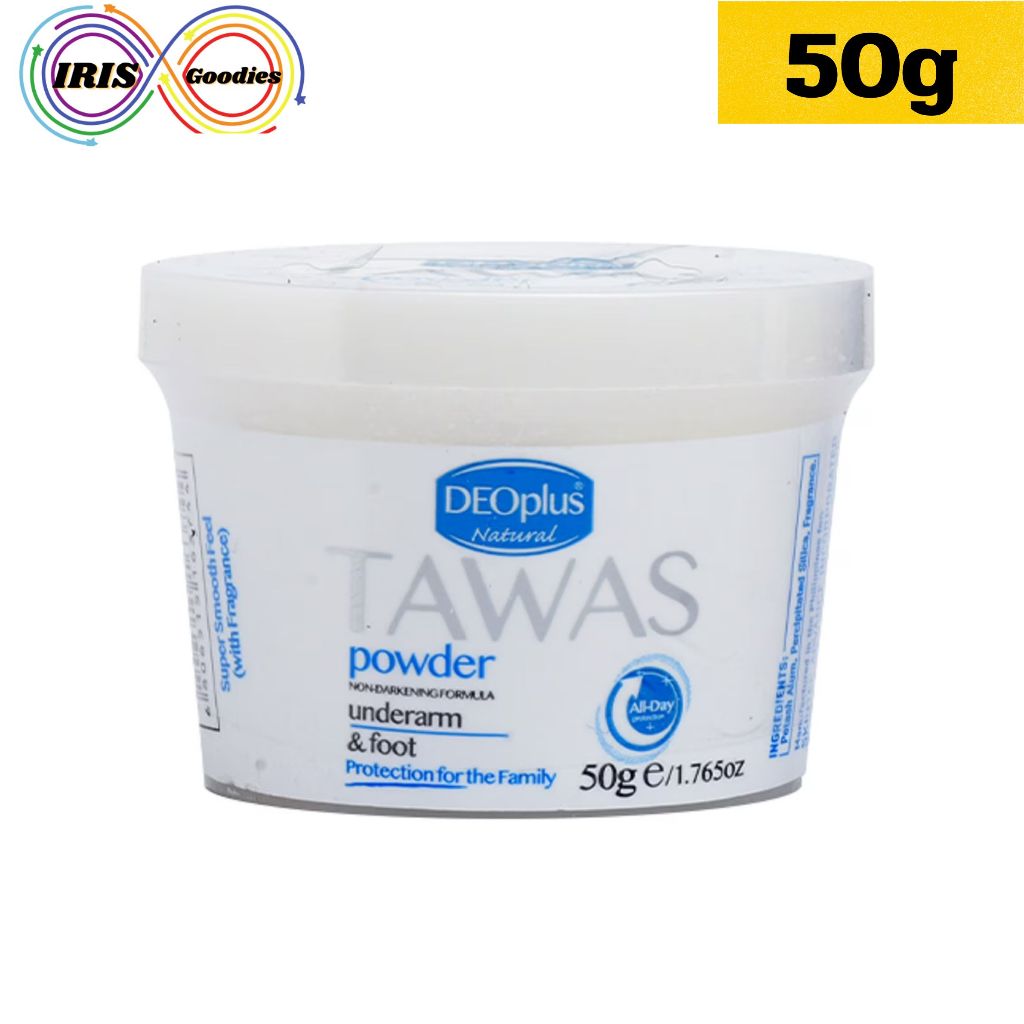 Tawas Powder Underarm & Foot Protection for Family (Deoplus Natural) 50g (MD : 18 Feb 2025 ...