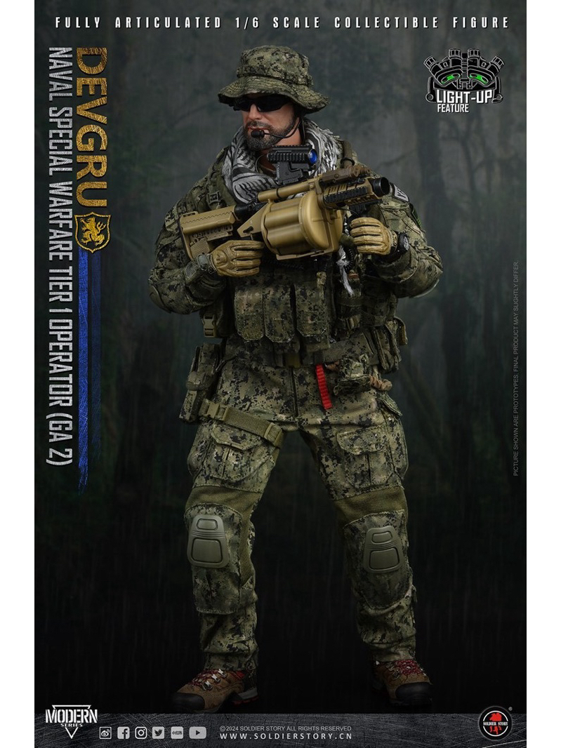 【จองพรีออเดอร์】SoldierStory 1/6 SS136 DEVGRU NAVAL SPECIAL WARFARE TIER 1 OPERATOR (GA 2 ...