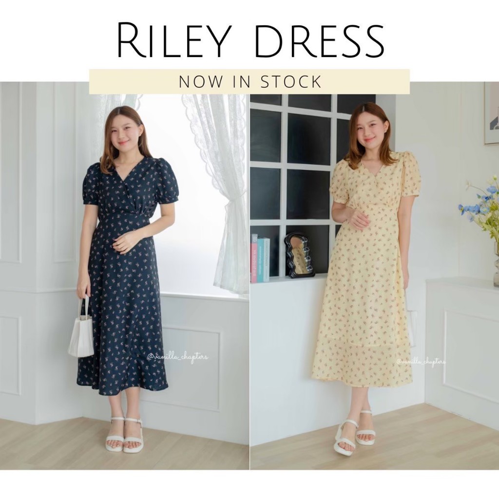 Riley dress (vanilla_chapters) | Shopee Thailand
