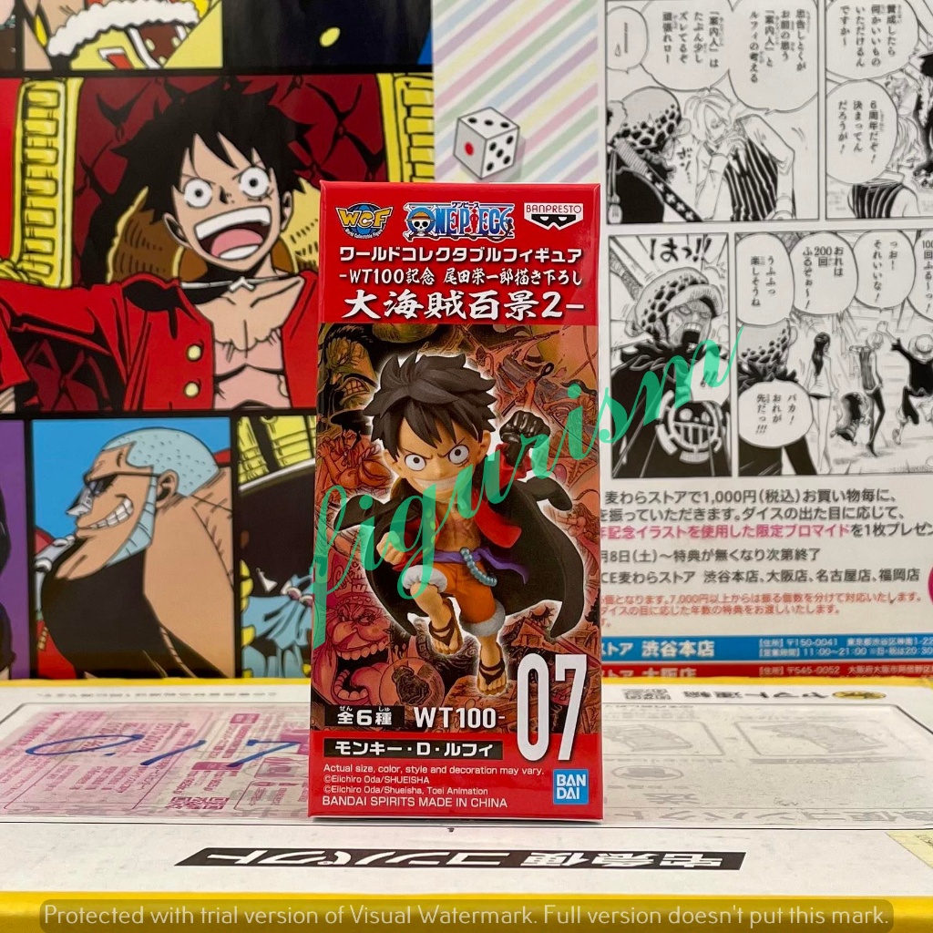 🔥 WCF Luffy ลูฟี่ WT100 World Top 100 Series one piece วันพีซ Vol.2 wt ...