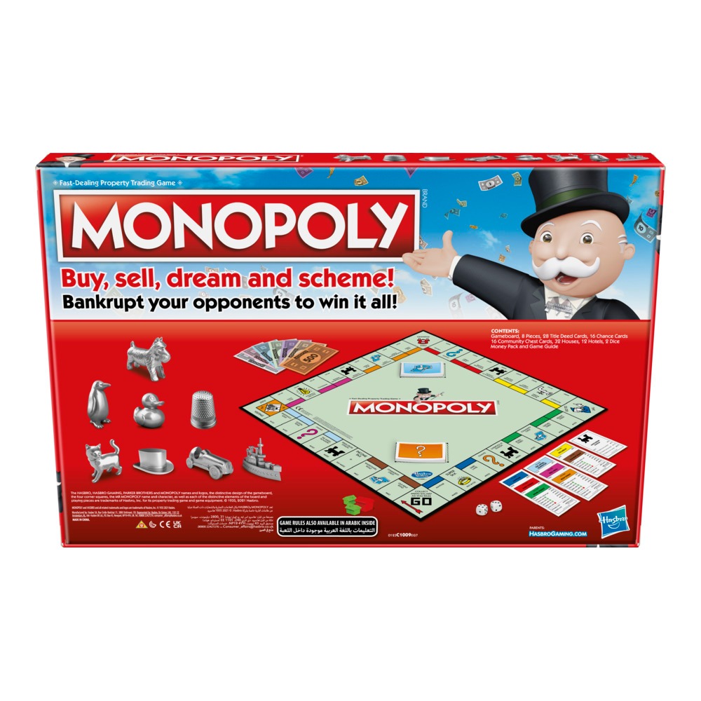 HASBRO - GAMES MONOPOLY CLASSIC รุ่น C1009 | Shopee Thailand