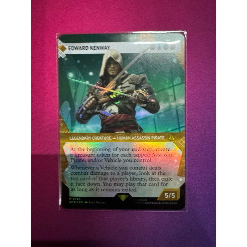 MTG Universes Beyond: Assassin's Creed Variants Foil: Edward Kenway (0143 - Showcase) | Shopee ...