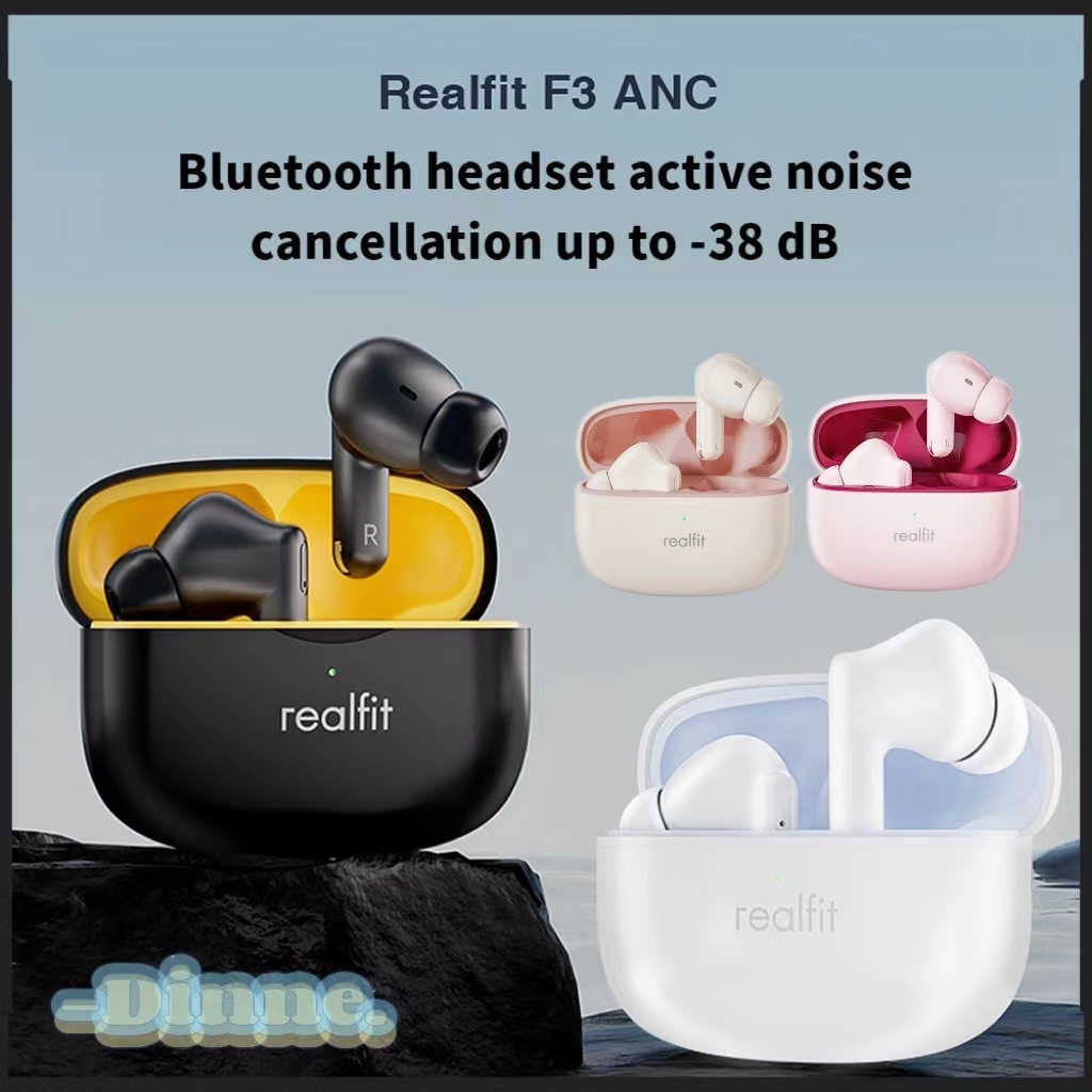 จัดส่งภายใน 24 ชั่วโมง realfit f3 anc หูฟังบลูทูธ f3 หูฟังrealfit realfitf3 หูฟังบลูทูธ realfit ...