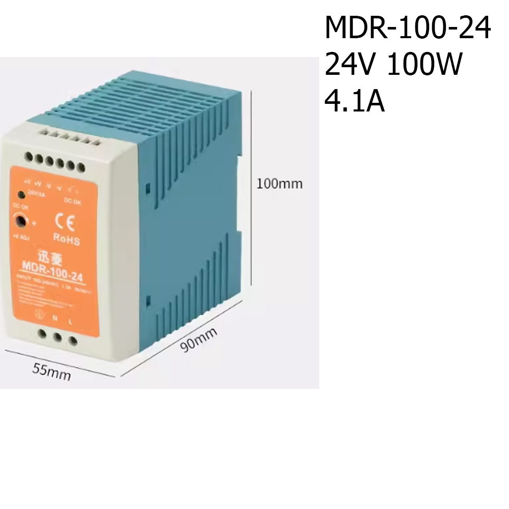 MDR Switching Power Supply SMPS เครื่องจ่ายไฟ DC 12V 24V 10W - 100W ...