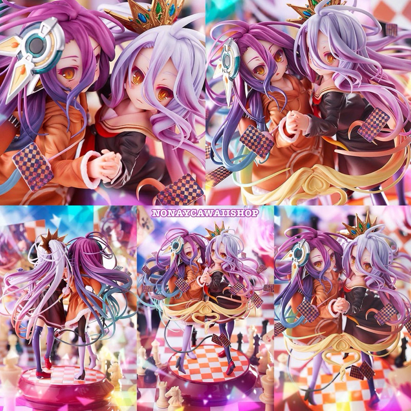 No Game No Life Zero Shiro & Schwi 1/7 Complete Figure | Shopee Thailand