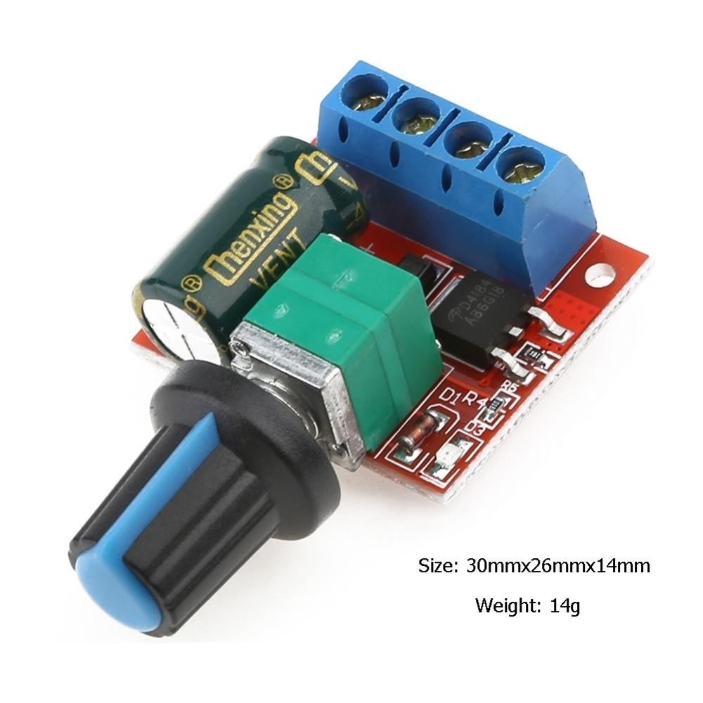 ควบคุมความเร็วมอเตอร์ 5a Motor PWM Speed Controller Fuse Automatic ...