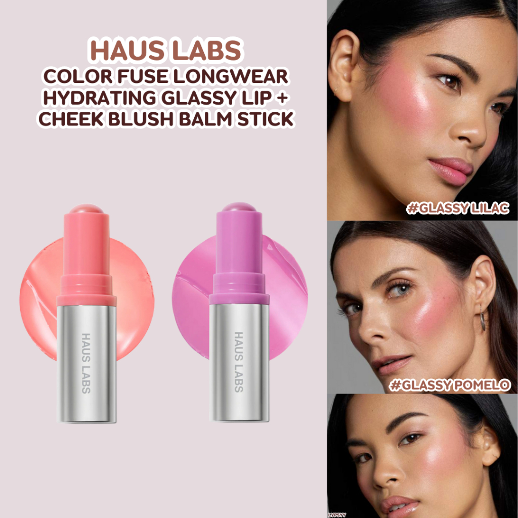 HAUS LABS BY LADY GAGA Color Fuse Longwear Hydrating Glassy Lip + Cheek ...