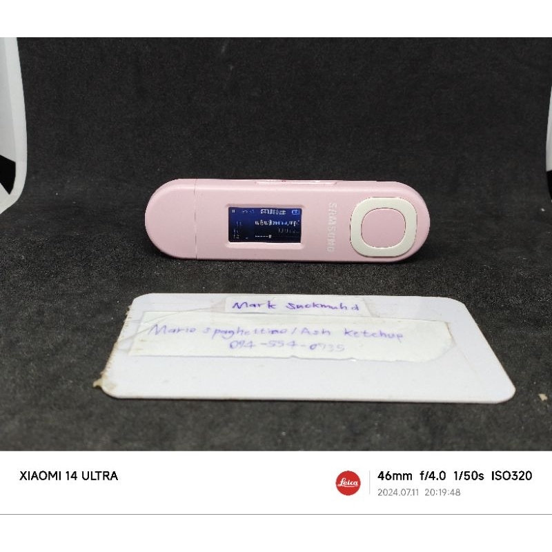 Samsung YP-U5 2GB สีชมพู สภาพสวย แบตใหม่ | Shopee Thailand