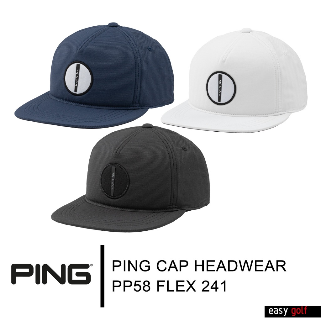 PING CAP HEADWEAR PP58 FLEX 241 PING CAP MEN หมวกกอล์ฟ หมวกกีฬาผู้ชาย ...